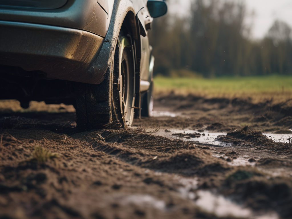 "your Cadillac has got a wheel in the ditch and a wheel on the track ...